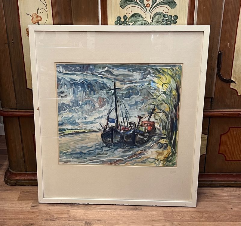 Gemälde signiert (Gebraucht) in Stetten AG für CHF 60 – nur Abholung auf Ricardo kaufen