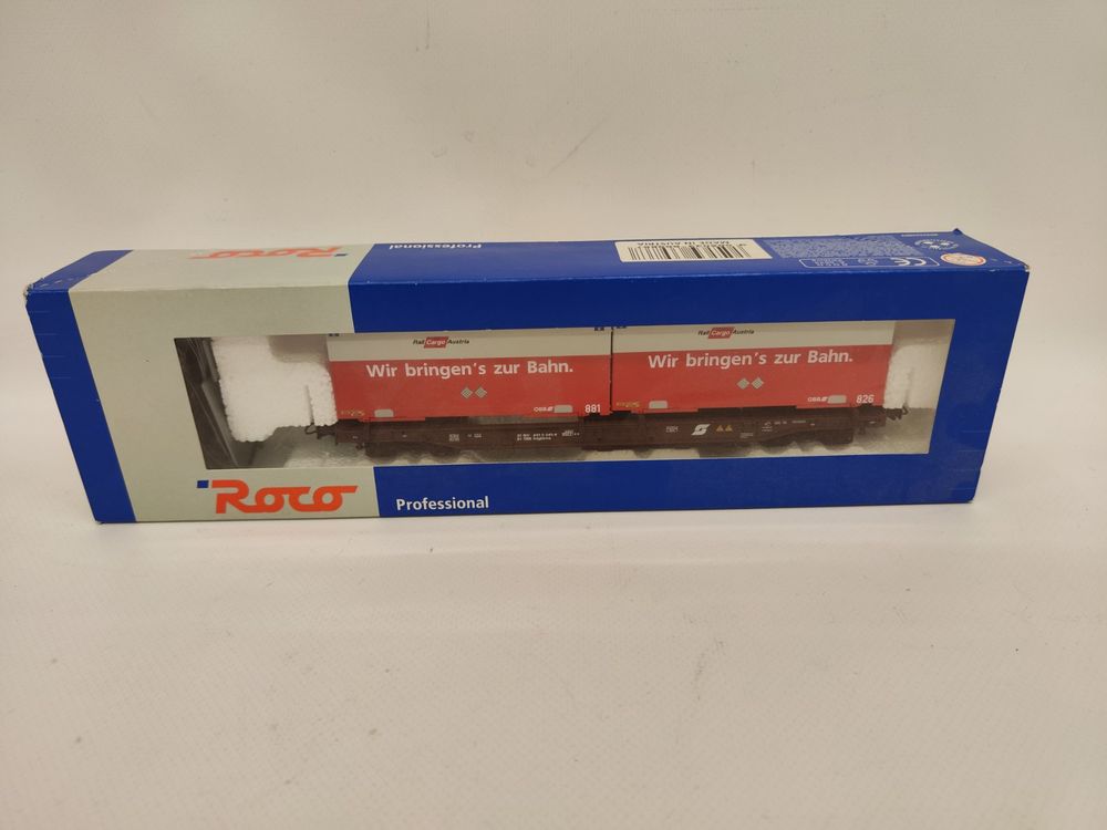 N19 Roco 66986 Modellbahn H0 Containertragwagen | Kaufen auf Ricardo