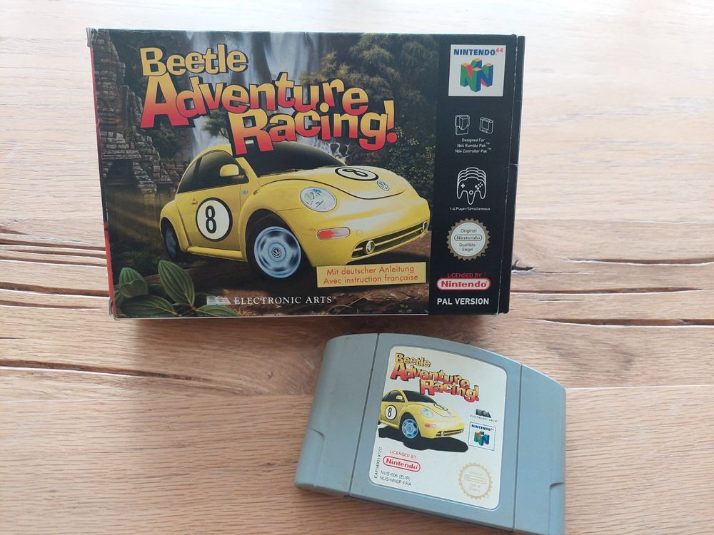 Jeu nintendo 64 Beetle Adventure Racing avec boîte officiel (Gebraucht ...