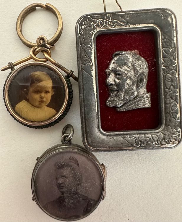 3x Antike Foto Anhenger | Kaufen auf Ricardo