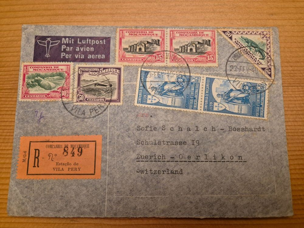 R-Brief Mocamique-Schweiz aus 1940 Zustand gem. Bilder (Gebraucht) in Oberuzwil für CHF 11 – mit ...