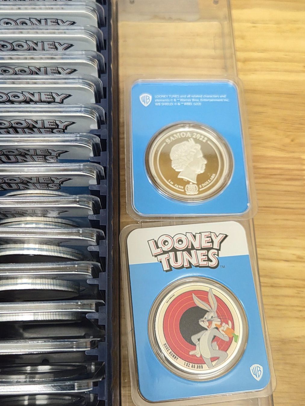20 x 1 OZ Silbermünze Samoa 2022 Looney Tunes Bugs Bunny (Neu und ...