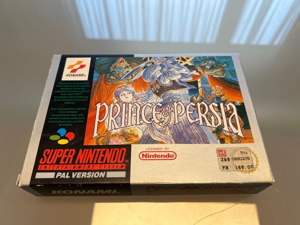SNES Prince of Persia - OVP Sammlerzustand (Gebraucht) in Nänikon für CHF 140 – mit Lieferung ...