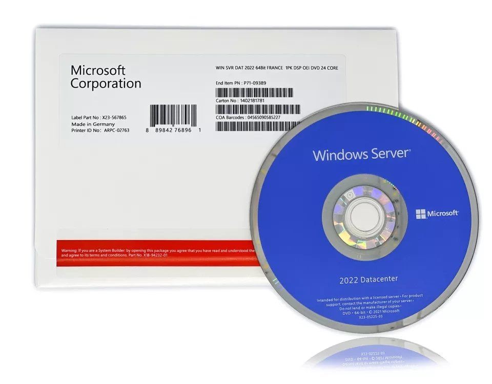 Microsoft Windows Server 2022 DataCenter 24 CORE 64 bit | Kaufen auf ...