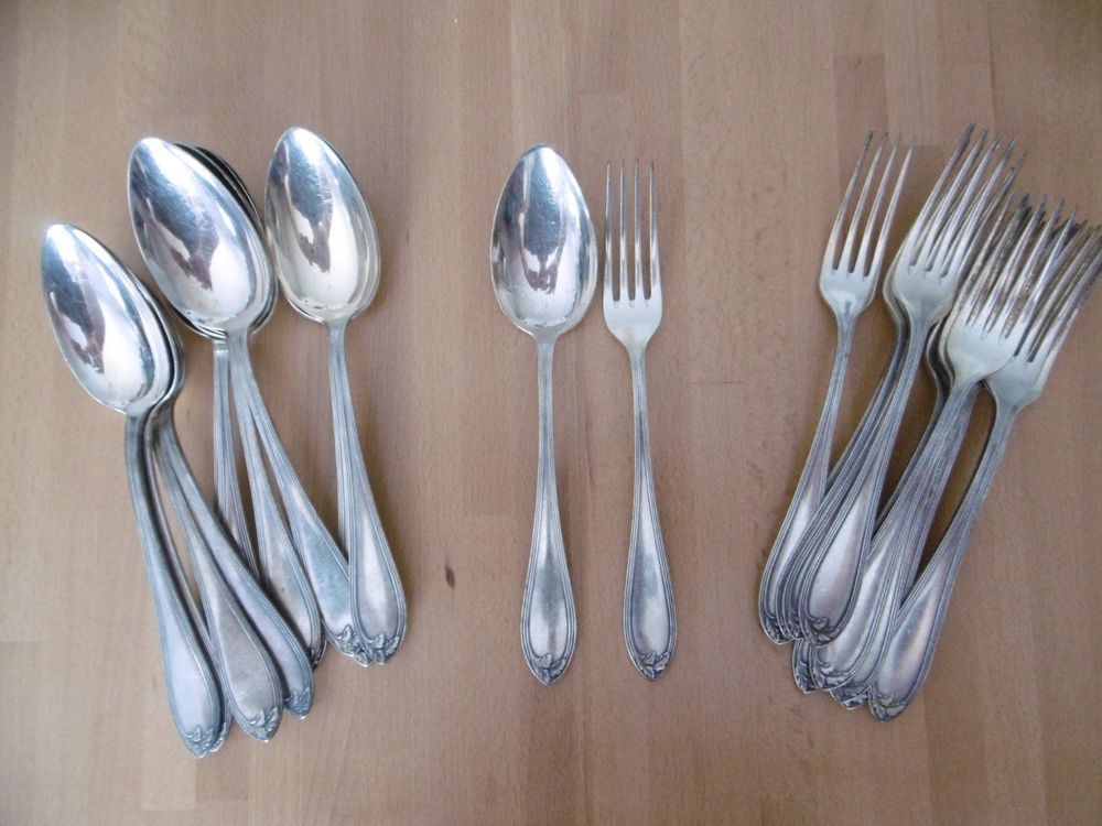 Silberbesteck WELLNER für 12 Gäste | Kaufen auf Ricardo
