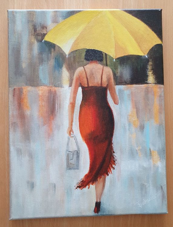 Gemälde Acrylfarbe auf Leinwand ORIGINAL | Kaufen auf Ricardo