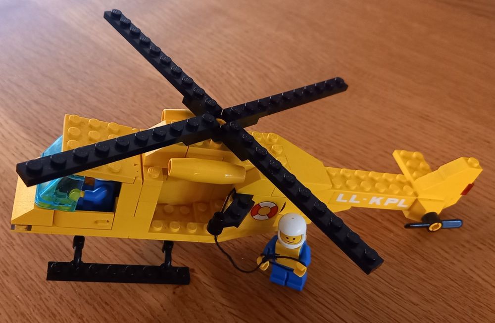 *LEGO - RETTUNGSHELIKOPTER 6697* MIT GELOCHTER ANLEITUNG | Kaufen auf ...