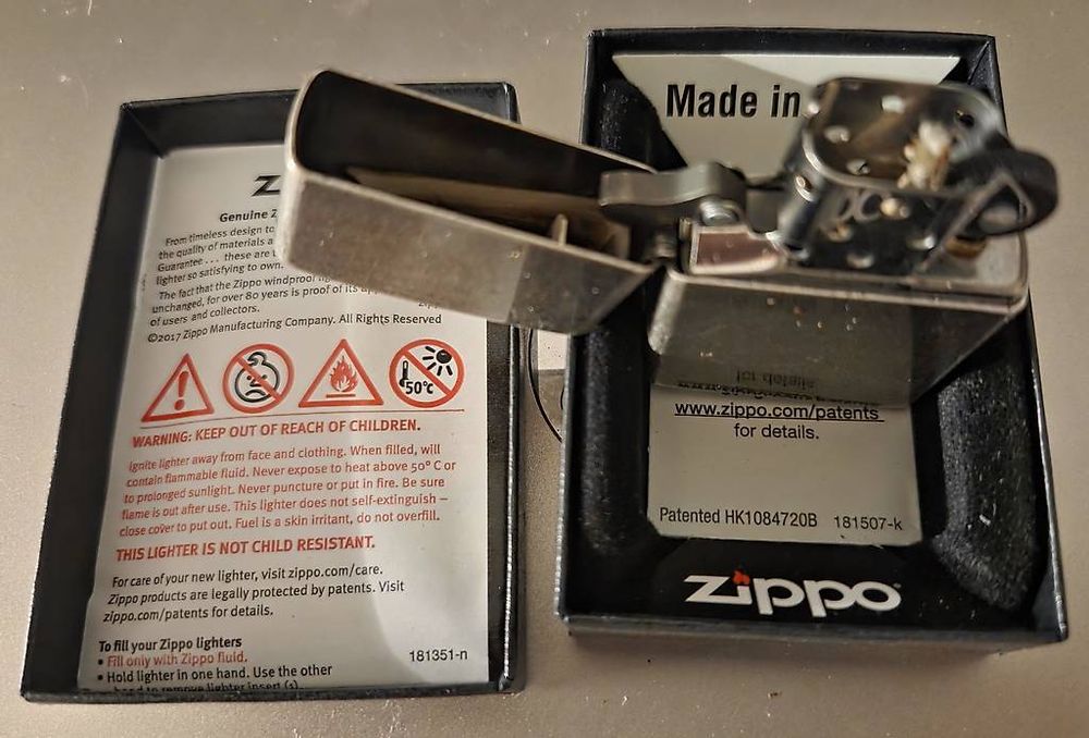 Zippo Antique Silver Plate - made in USA (Gebraucht) in Basel für CHF ...