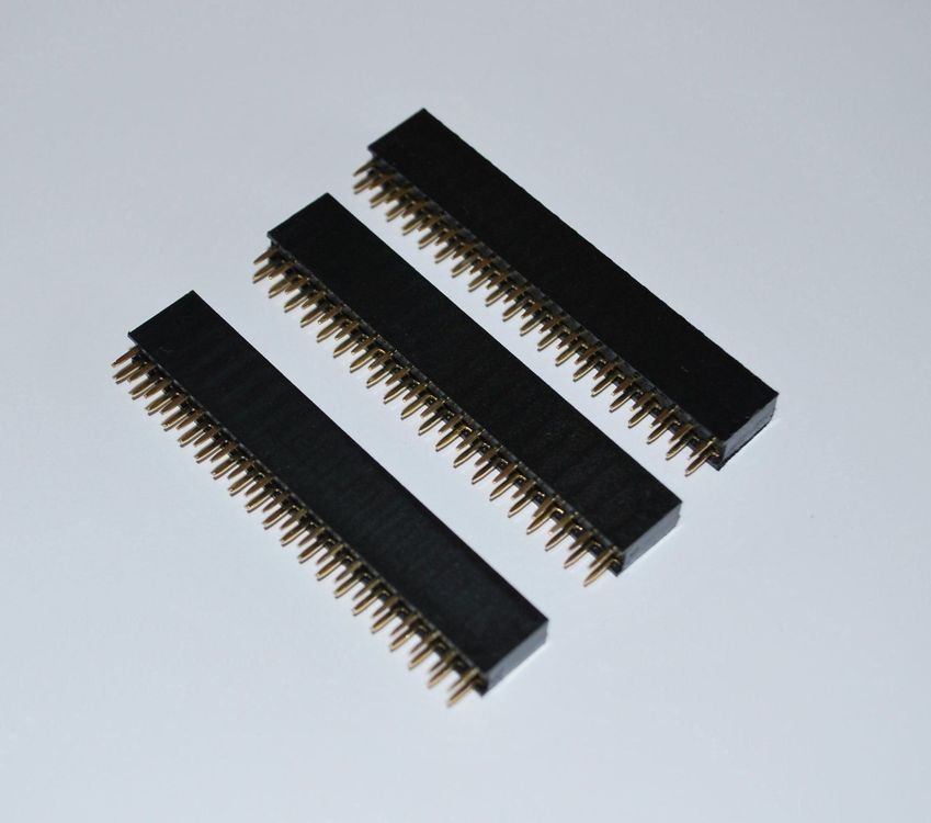 Raspberry PI GPIO Header 2X20 3 Stück (Neu und originalverpackt) in ...