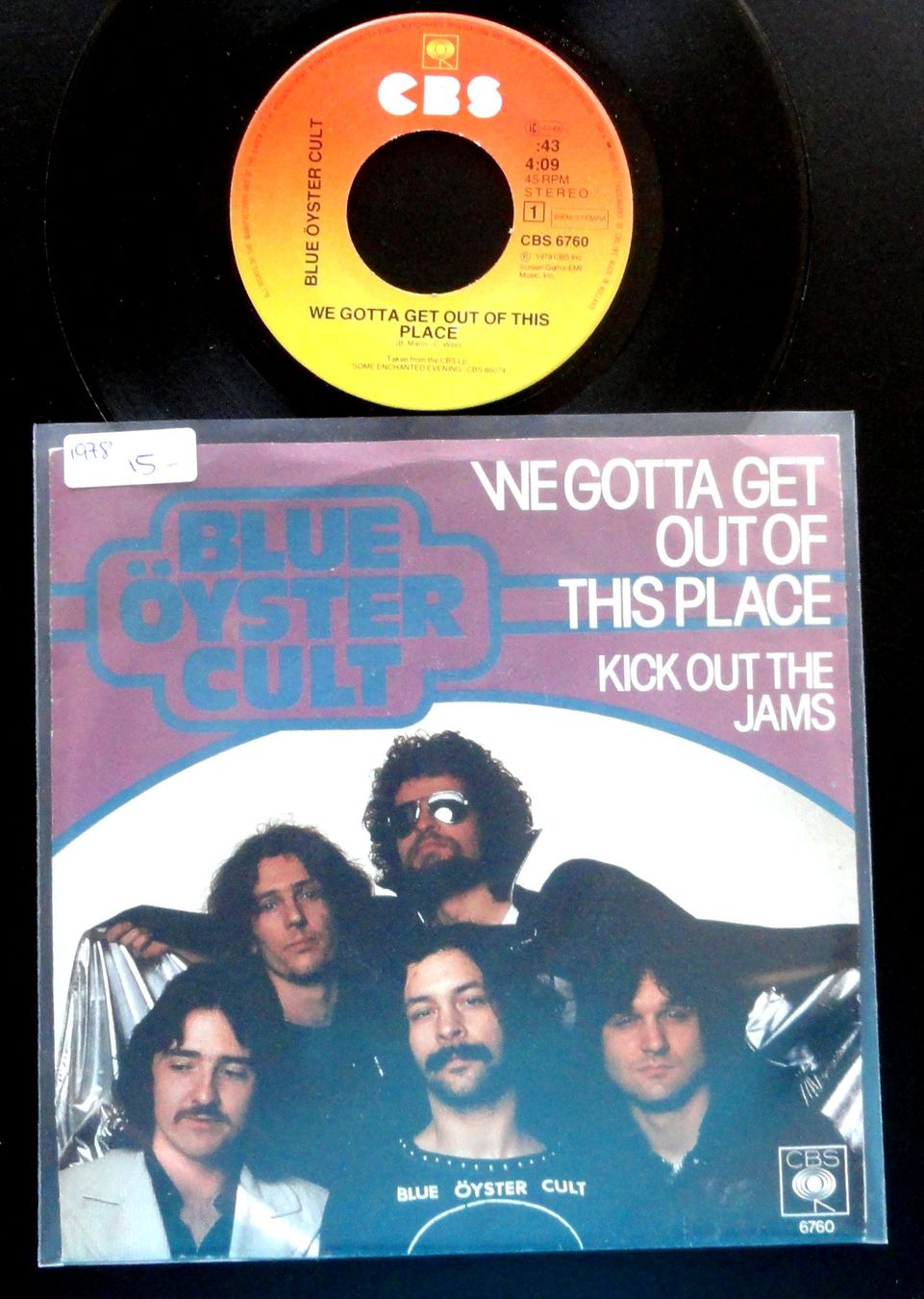 SI BLUE ÖYSTER CULT we got get out CBS 1978 KULT ROCK (Gebraucht) in ...