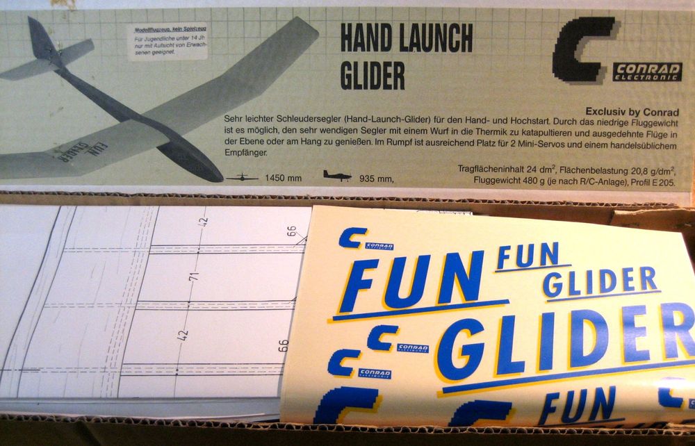 Segler Baukasten - Kit de construction Planeur "Fun Glider" | Kaufen ...