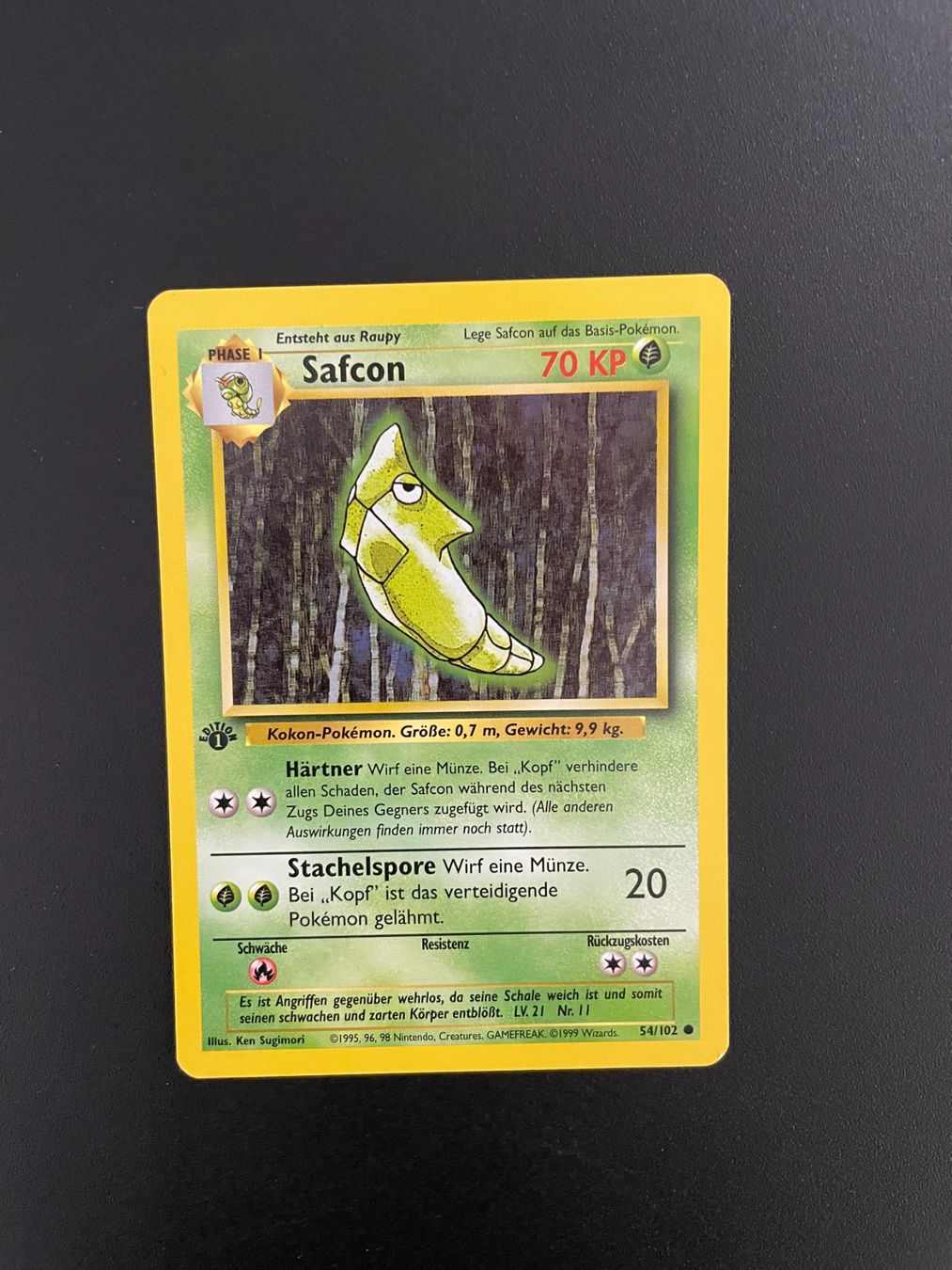 Pokémon Base Set Safcon 54/102 1st Edition (Gebraucht) in Zürich für ...
