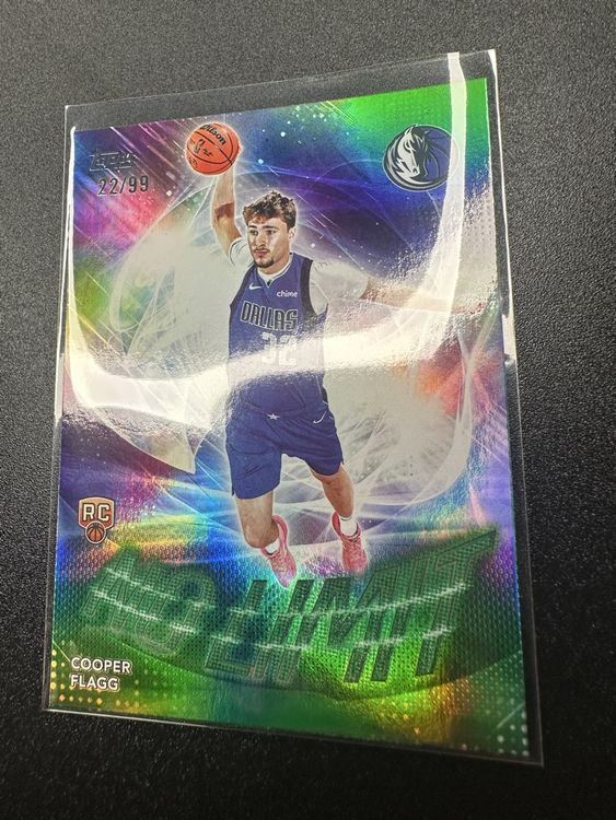 Cooper Flagg Rookie Topps NBA Flagship 2025 No Limit 22 /99 (Gebraucht ...
