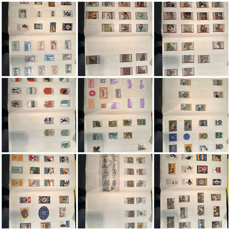 Reklamemarken Werbemarken Marken Sammlung 3 Sammelhefte alt (Gebraucht ...