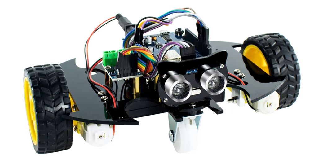 2WD Smart Robot Auto Chassis Kit – Perfekt für Arduino-Proje (Neu und originalverpackt) in ...