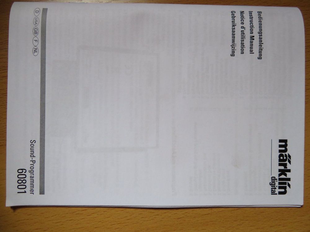 60801 Märklin Sound-Programmer 1.Generat | Kaufen auf Ricardo