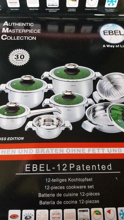 Kochtopfset x12 ab 1.- (Neu und originalverpackt) in Zürich für CHF 14 – mit Lieferung auf ...