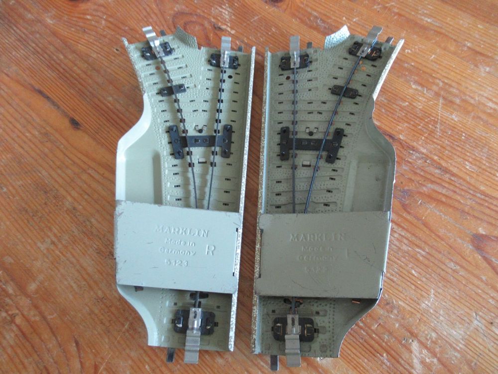 Märklin HO Handweichen M Gleis 5122 L 5123 R Gebraucht (Gebraucht) in ...