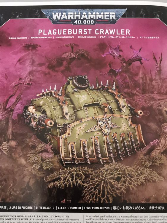 Warhammer 40k Death Guard Plagueburst Crawler on sprue (Gebraucht) in ...