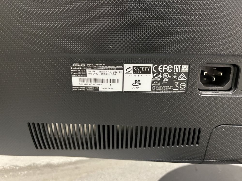 Zwei 27 Zoll Monitore ASUS VS278 (1920*1080) (Gebraucht) in Zürich für ...