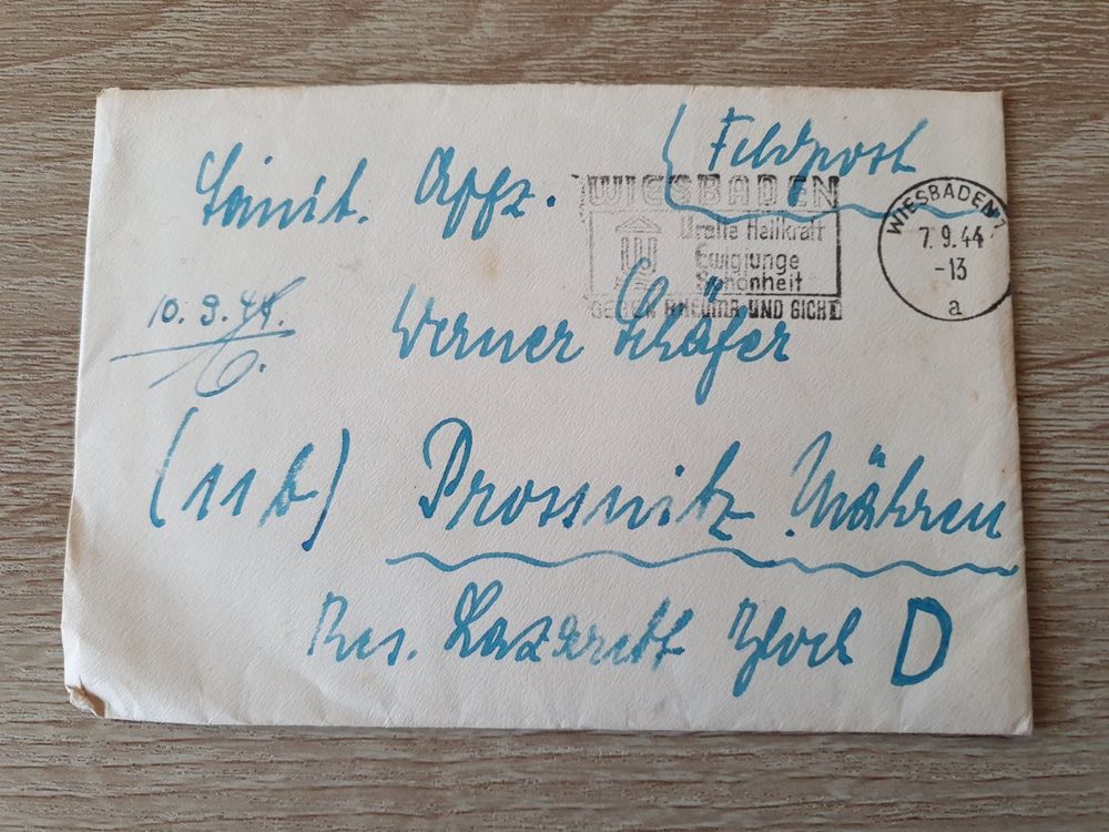 Feldpost Brief mit Inhalt WW2 1944 | Kaufen auf Ricardo