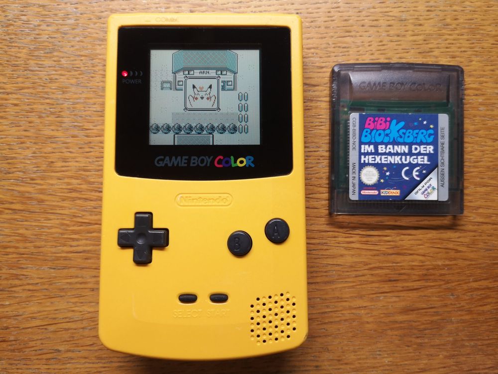 Nintendo Gameboy Color Gelb mit Bibi Blocksberg | Kaufen auf Ricardo