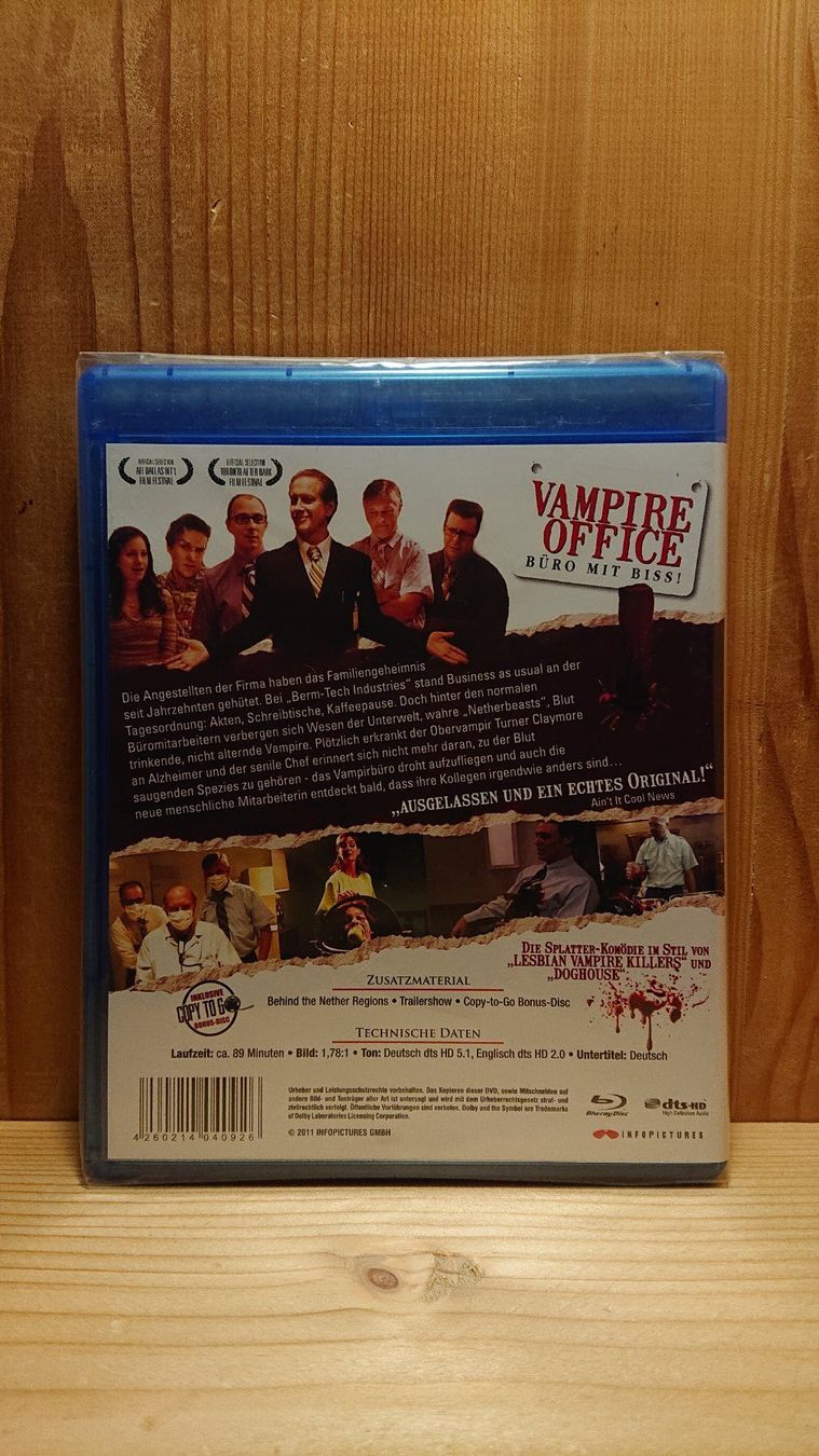 VAMPIRE OFFICE Büro mit Biss Blu-Ray (Neu und originalverpackt) in ...