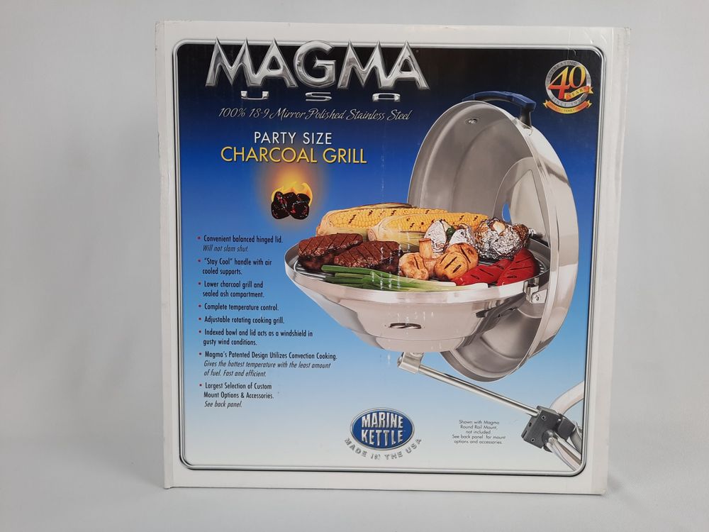 MAGMA MARINE KETTLE Holzkohlen-Bordgrill (Neu (gemäss Beschreibung)) in ...