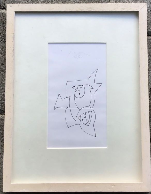 Sehr Interessante Zeichnung Unleserlich Signiert | Kaufen auf Ricardo