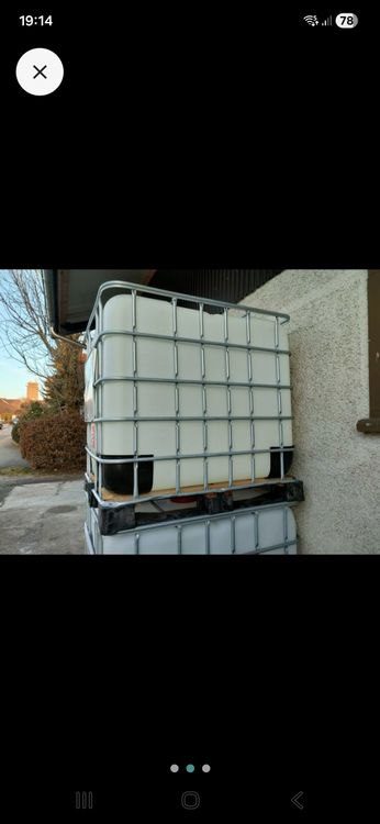 IBC Container 1000L Frisch gereinigt (Gebraucht) in Zuckenriet für CHF ...