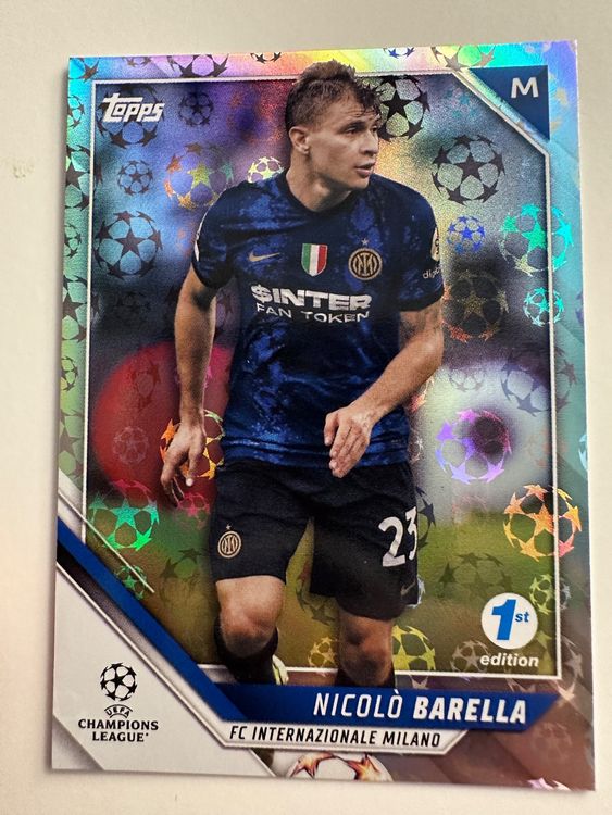 Nicolo Barella 1. Edition Sparkle 21-22 Champ.Leag.FC Inter | Kaufen ...