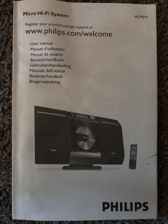 Philips MCM277/12 - Micro chaîne Hi-Fi CD/MP3 + télécommande (Gebraucht ...