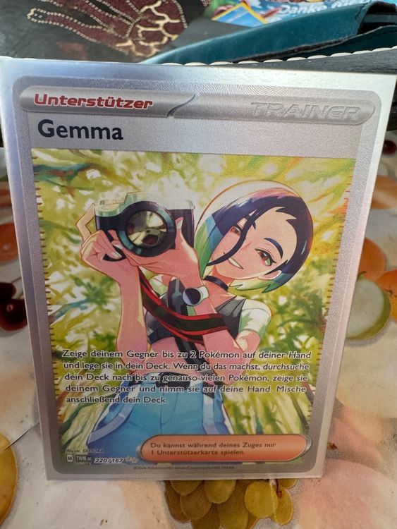 Gemma Full Art seltene Karte Pokémon - Maskerade im Zwielich (Gebraucht ...