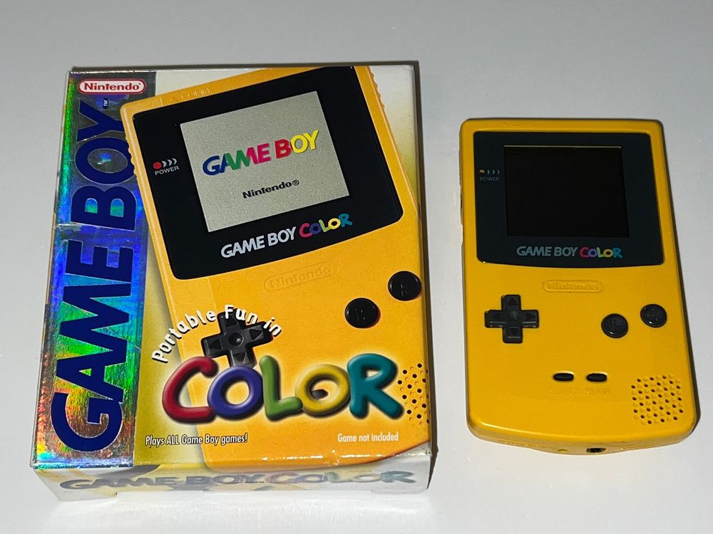 Nintendo Game Boy Color (GBC) Konsole gelb (OVP) | Kaufen auf Ricardo