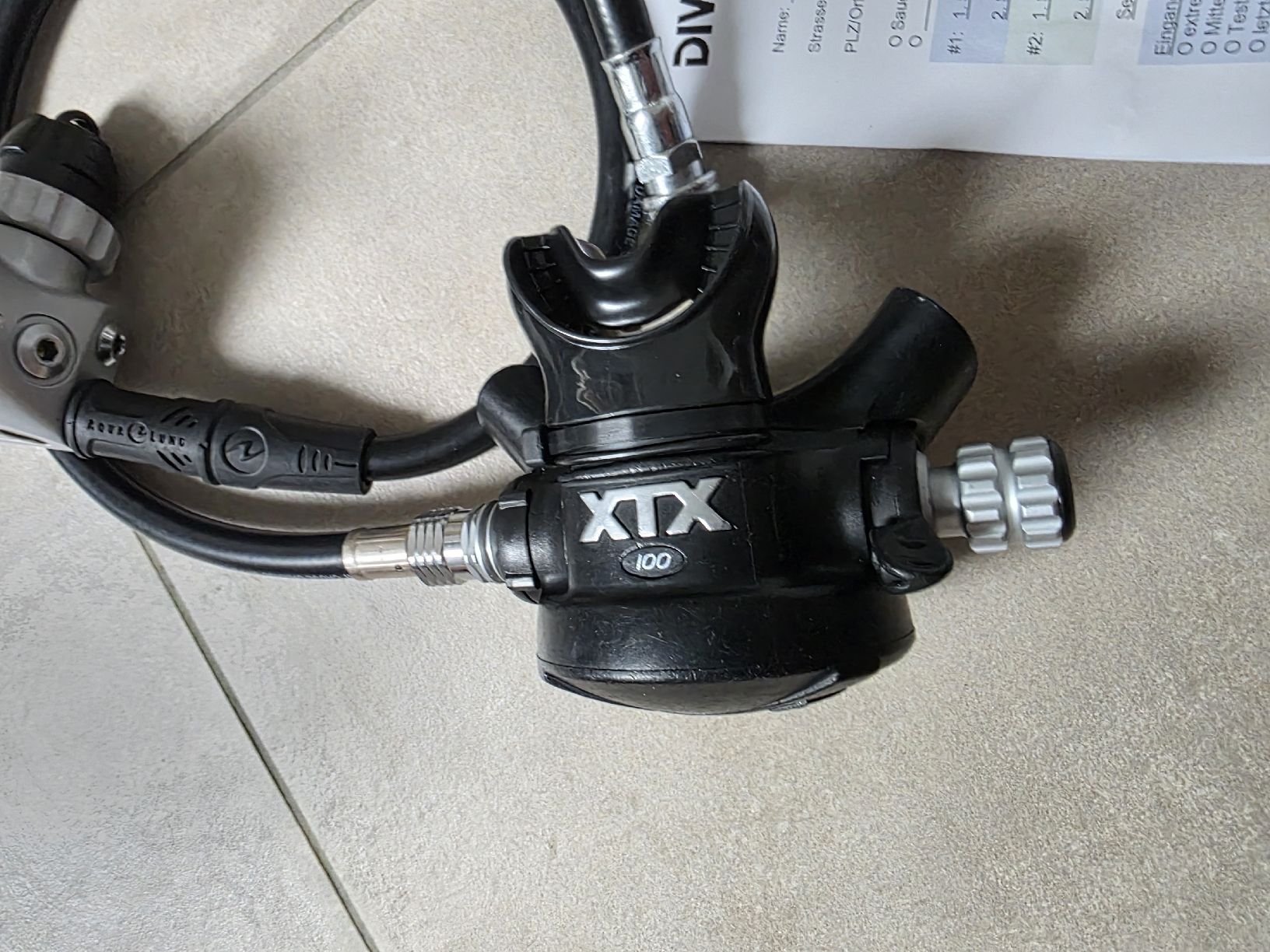Apeks XTX 100 Kaltwasser Atemregler Set Revision 06/26 (D'occasion) à ...