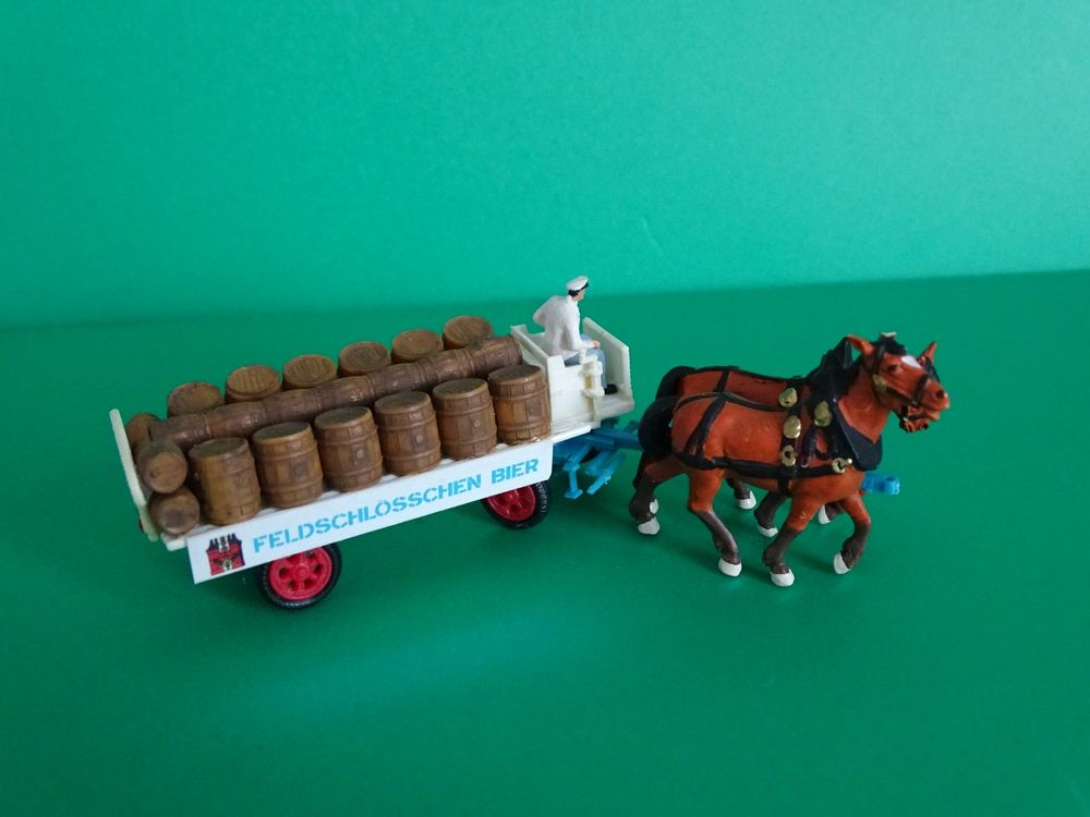 Feldschlösschen Brauereiwagen von Preiser 1/87 (Gebraucht) in Bretzwil ...
