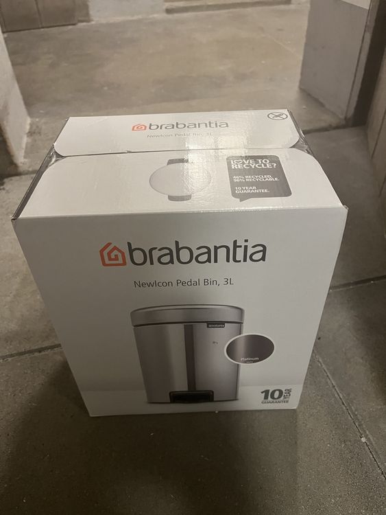 Brabantia Treteimer NewIcon 3L Edelstahl Pedaleimer (Neu und originalverpackt) in Bern für CHF ...