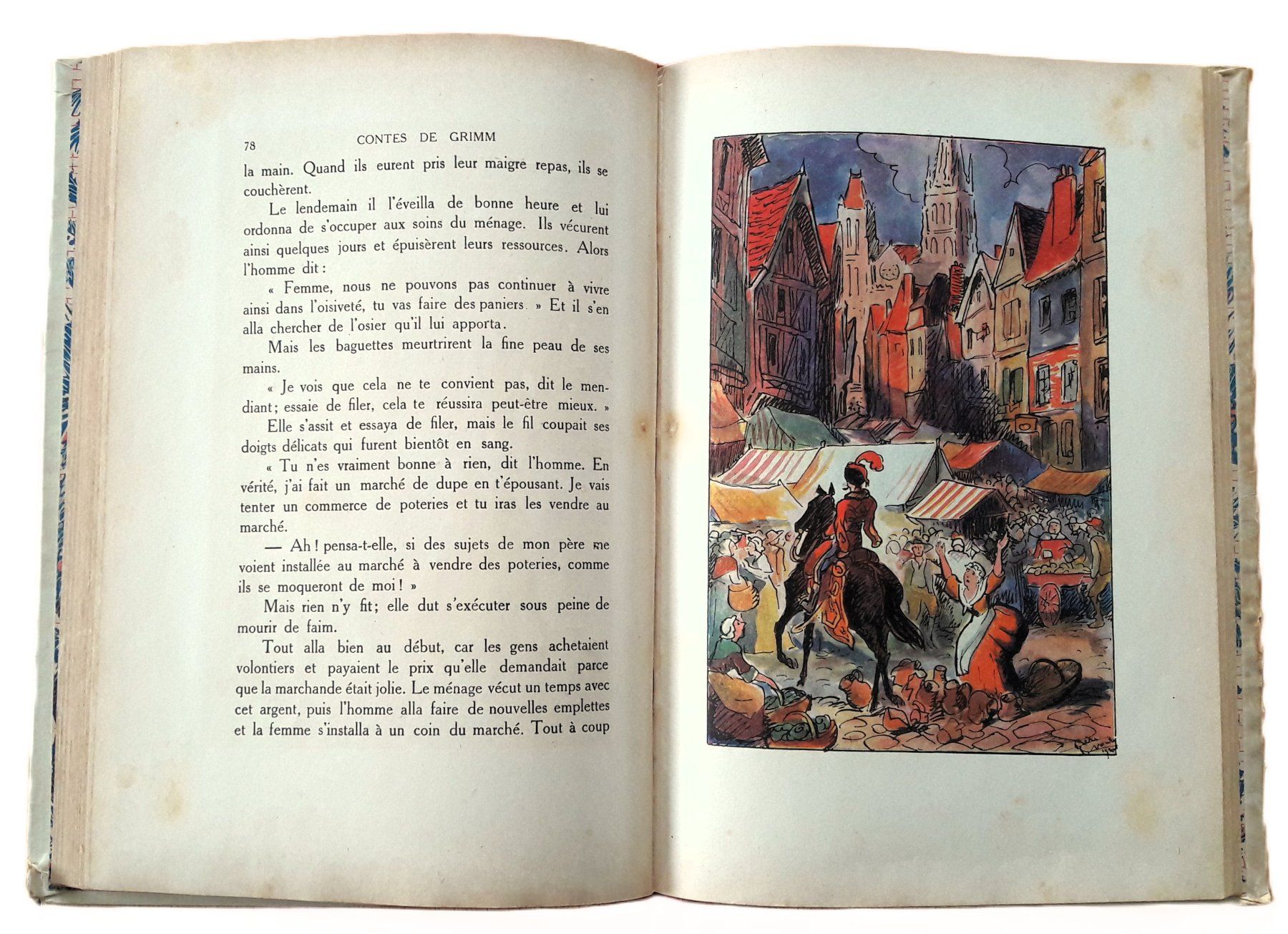 Contes de Grimm Reynier Noury Flammarion vers 1941 (D'occasion) à ...