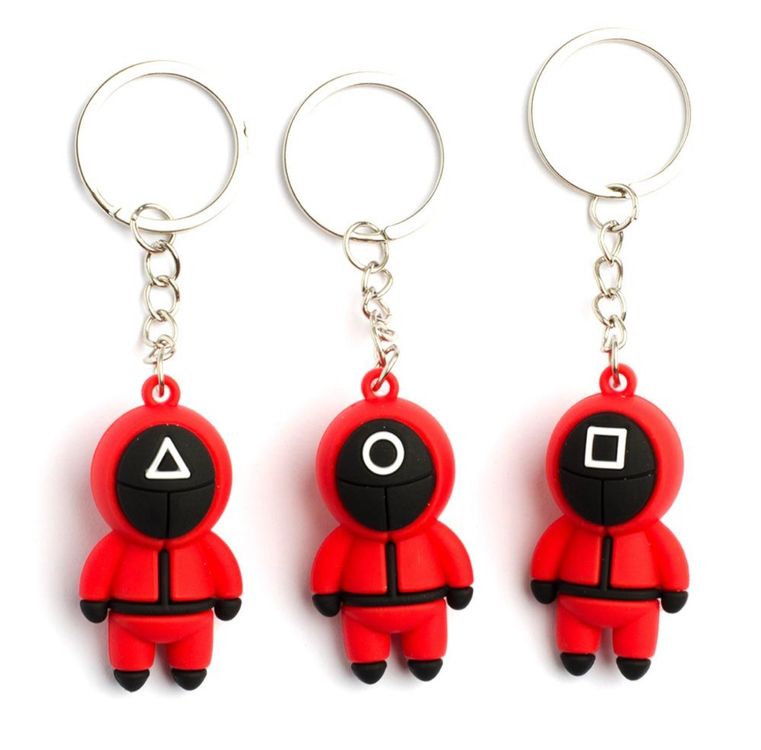 Squid Game - Keychain - Schlüsselanhänger - Kreis - 5 cm (Neu und ...