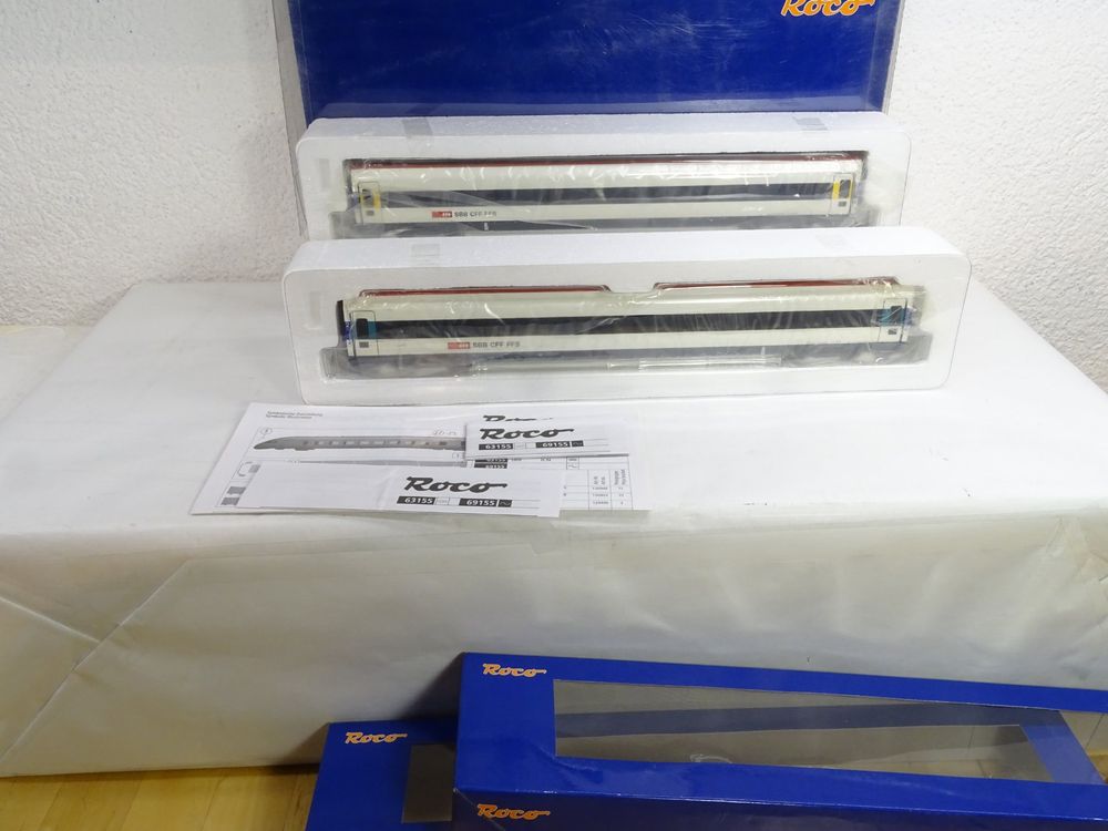 Roco 63155 ICN Zwischenwagen Set, Neu in OVP, H0,GS/DC,OVP (Neu und ...
