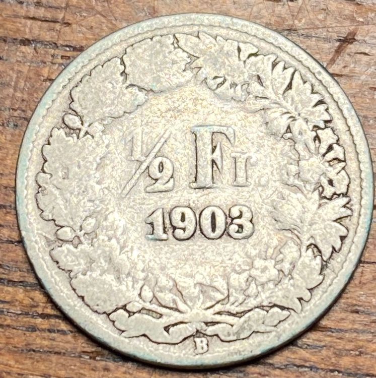 Schweizer Münze 50 Rappen 1900 bis 1916 (Gebraucht) in Zäziwil für CHF ...