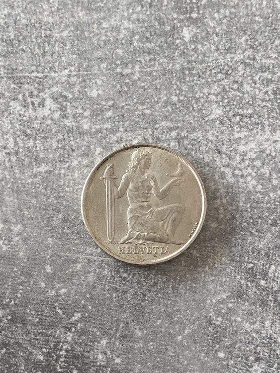 5 Franken 1936 Silber Pro Patria (Gebraucht) in Wallisellen für CHF 12 – mit Lieferung auf ...