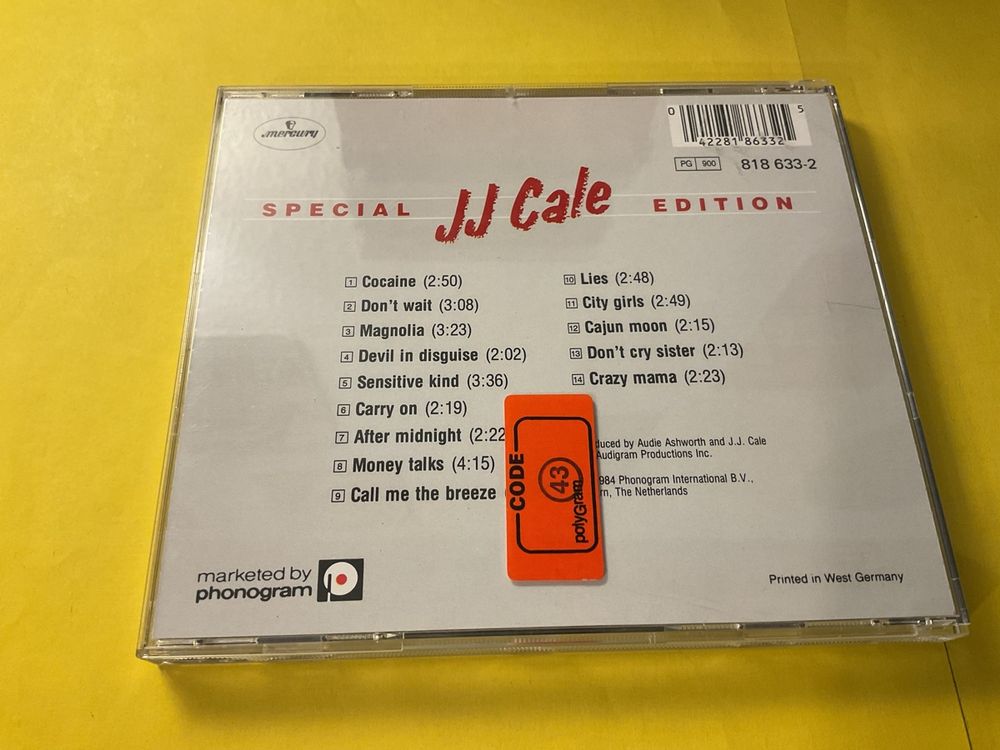 JJ Cale - Special Edition CD - Top Zustand - Rarität! (Gebraucht) in ...
