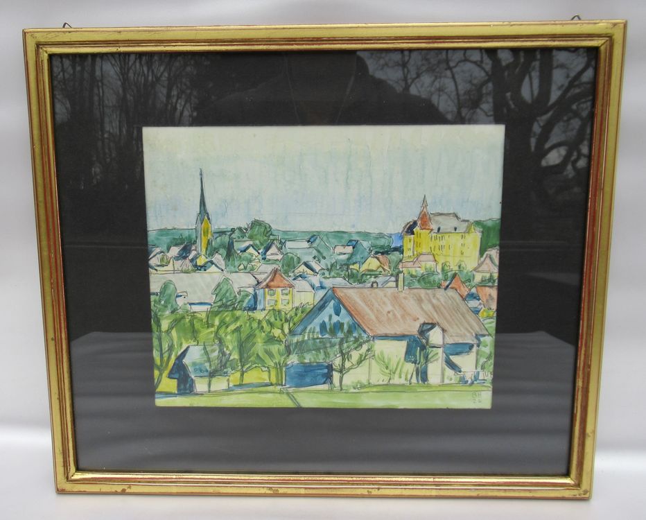 Gemälde Aquarell Bruno Hesse 1905-1999 | Kaufen auf Ricardo