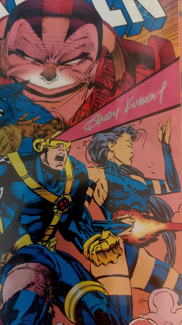 Marvel X-Men 14 signiert Andy Kubert (1992) (Neu (gemäss Beschreibung ...