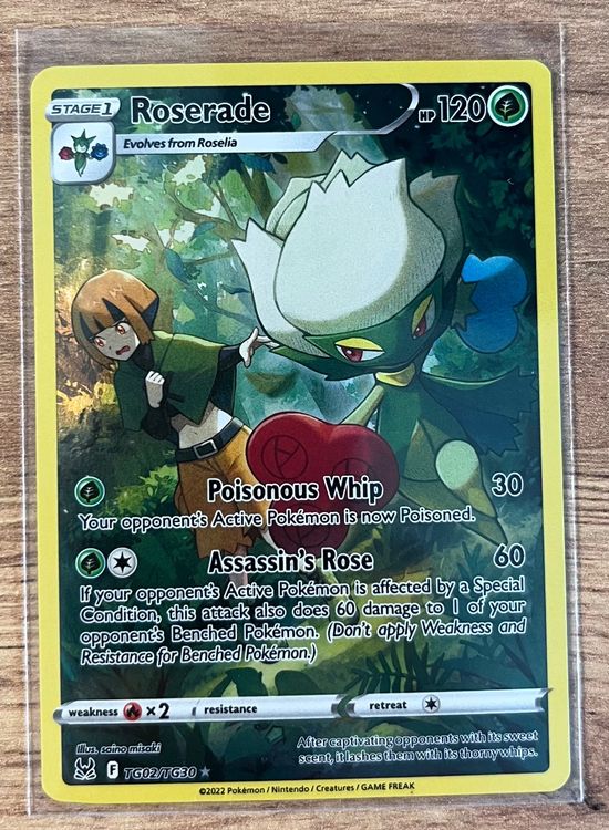Roserade TG02/30 Pokemon Trainer Gallery Lost Origin (Gebraucht) in ...