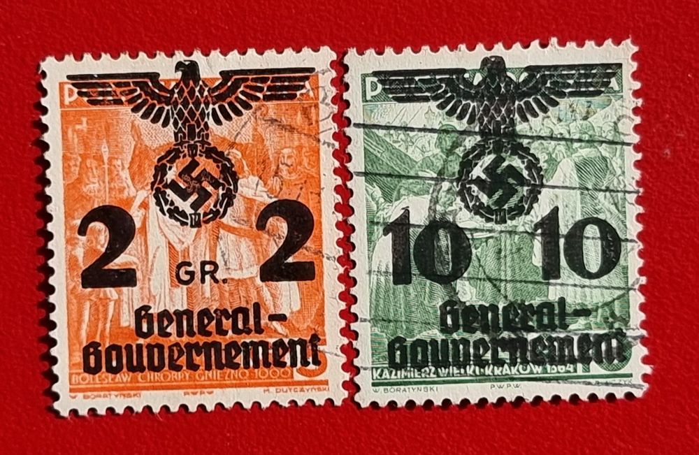 DEUTSCHLAND DEUTSCHES REICH POLEN GENERALGOUVERNEMENT 1940 (Gebraucht) in Düdingen für CHF 3 ...