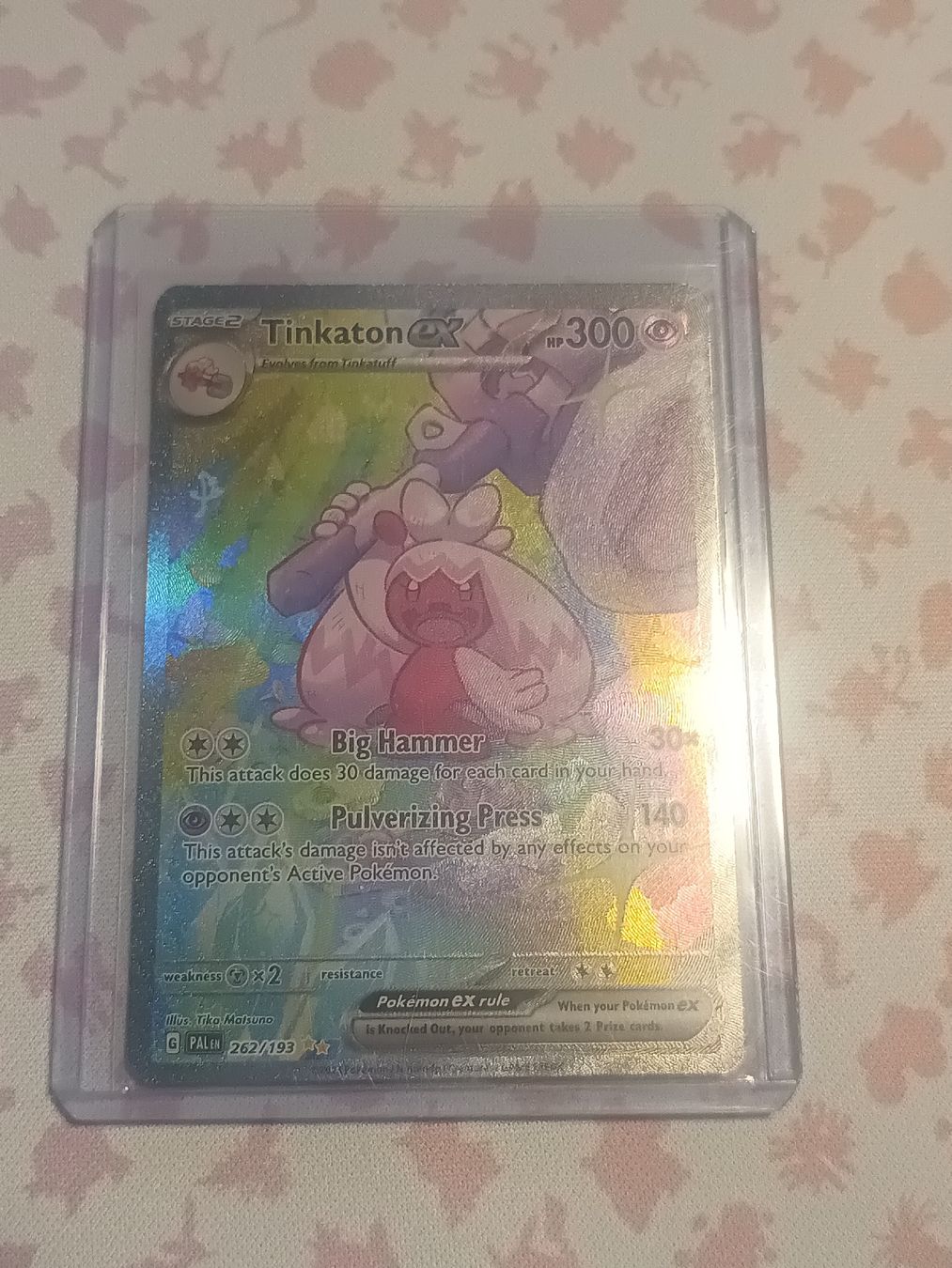 💖 Selten! Tinkaton ex (SIR) - Full Art Secret Rare 262/193 (Neu (gemäss ...