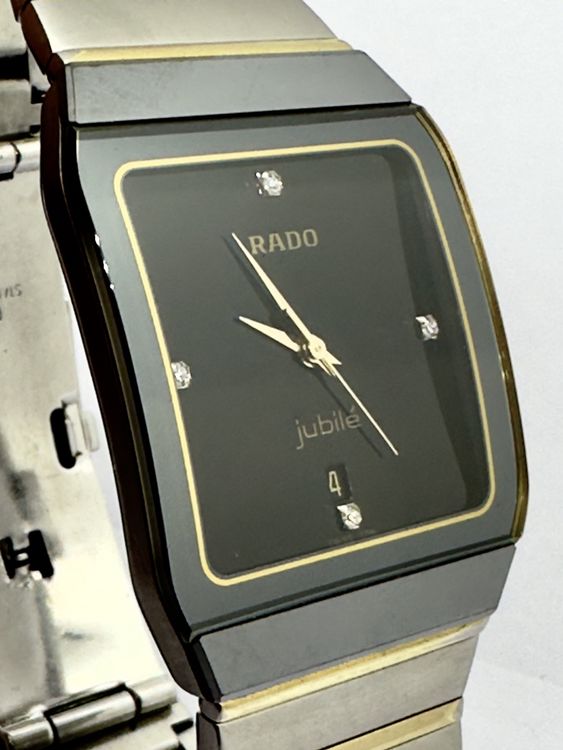 Rado Jubile mit 4 Diamanten Neue Batterie Läuft Einwandfrei | Kaufen ...