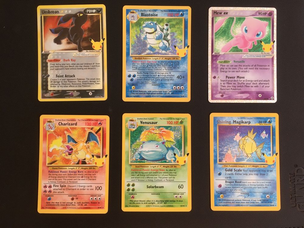Master set de la série Célébration (Charizard/Umbreon...) (Neu (gemäss ...